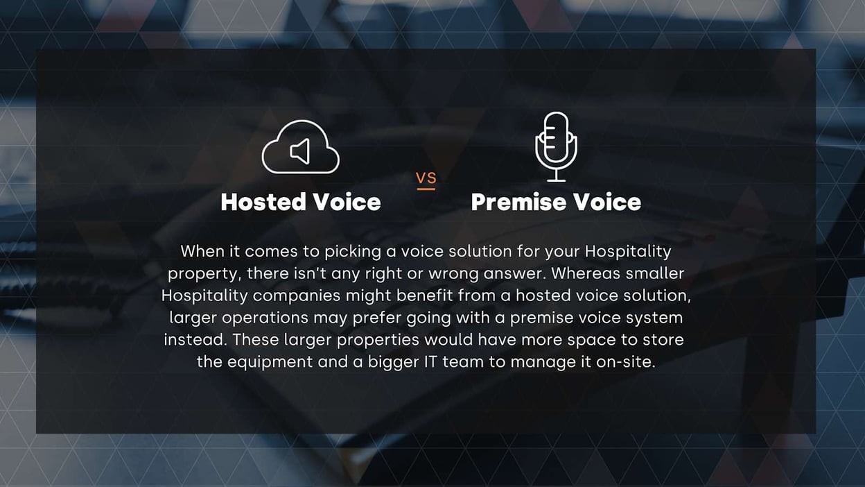 Hosted vs. Premise Voice Solutions